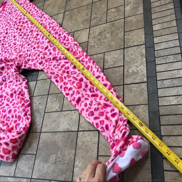 Target | Pajamas | Pink Target Leopard Print Footed Onesie Pajamas ...